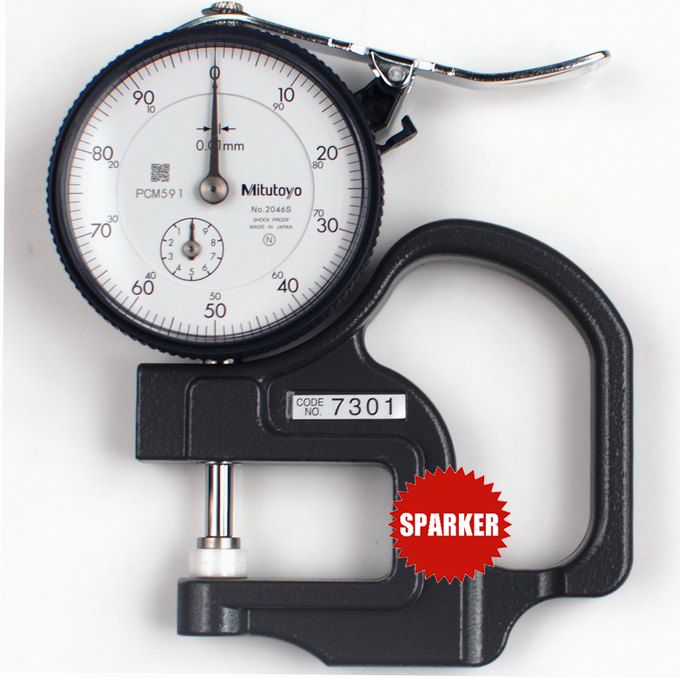 NEW Mitutoyo 7301 Dial Thickness Gage Meter Gauge Flat Anvil 0-10mm ... NEW Mitutoyo 7301 Dial Thickness Gage Meter Gauge Flat Anvil 0-10mm ...