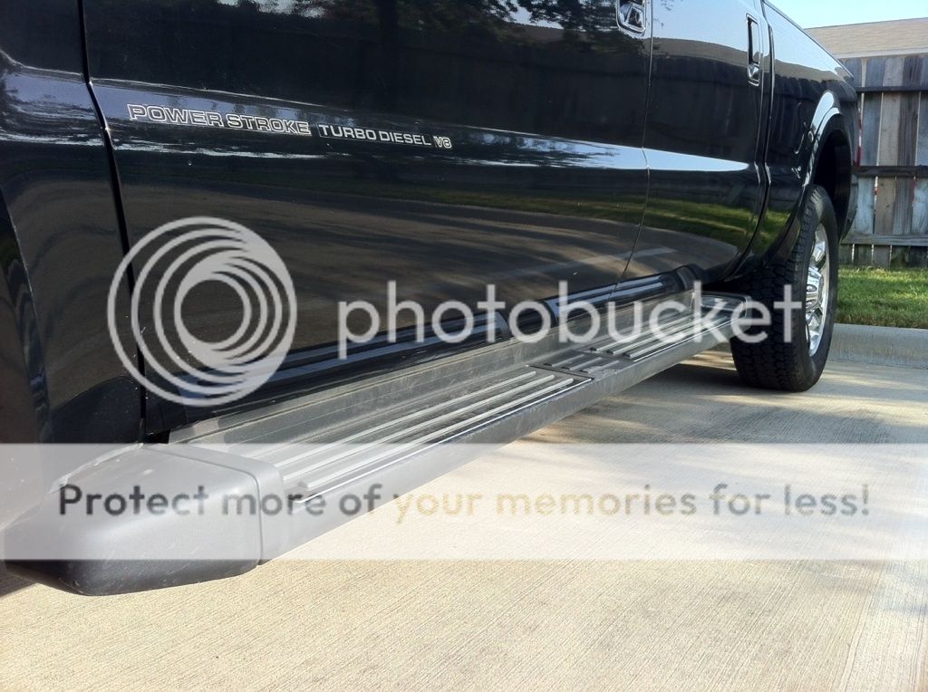 2009 Harley f250 running boards | Ford Power Stroke Nation
